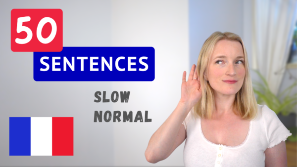 French Listening Practice #1 - 50 Sentences to Practice - French Online ...