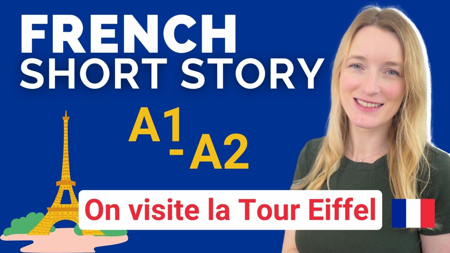 French Short Story #2 for A1 - A2 🇫🇷 Learn French!