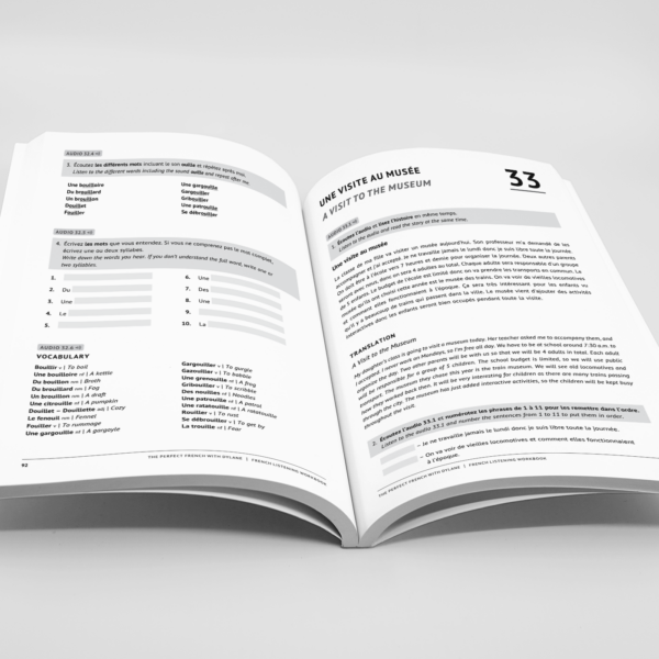 French Listening Workbook - 50 French Listening Activities 🇫🇷 - French ...