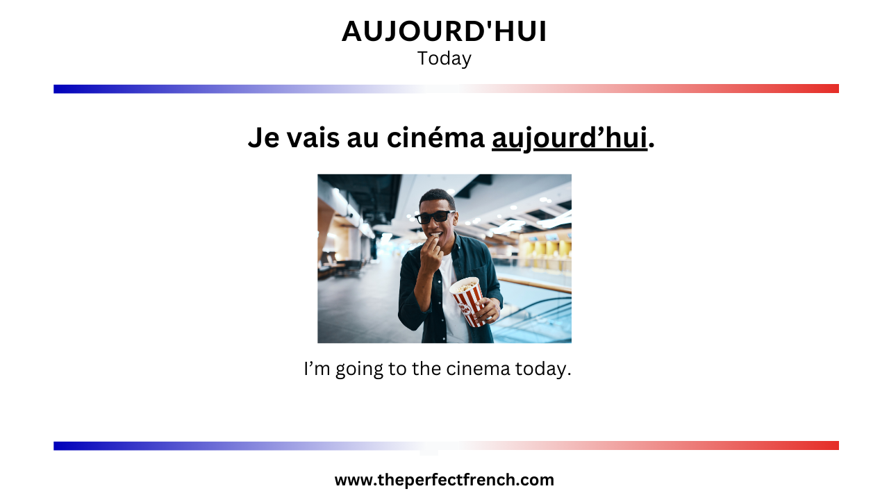 French Word of the Day - Aujourd'hui (Today) - French Online Language ...