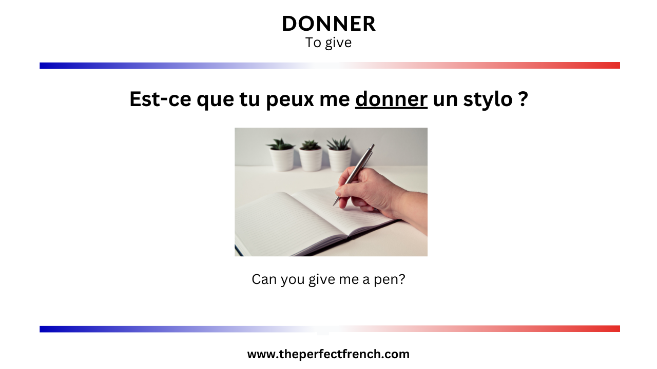 French Word of the Day - Donner (To Give) - French Online Language ...
