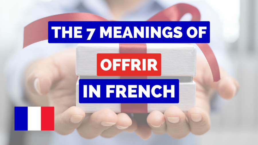 Offrir - Conjugation of Offrir - To Offer - French Online Language ...