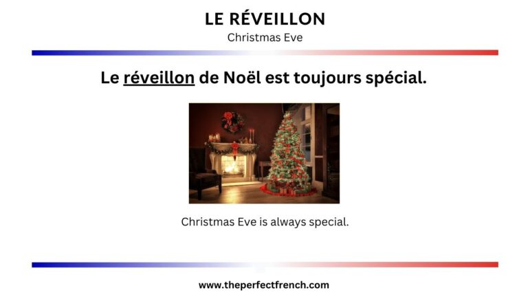 French Word of the Day - Le réveillon (Christmas Eve) - French Online ...
