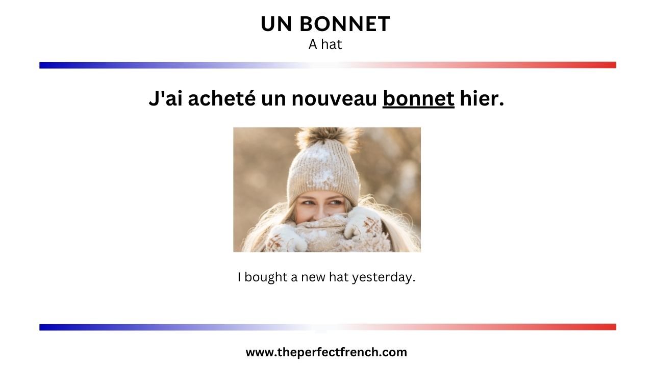 French Word of the Day - Un bonnet (A Hat) - French Online Language ...