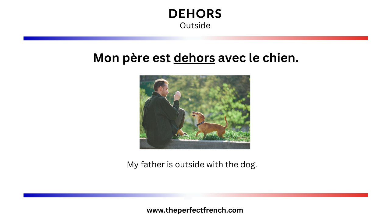 French Word of the Day - Dehors (Outside) - French Online Language ...