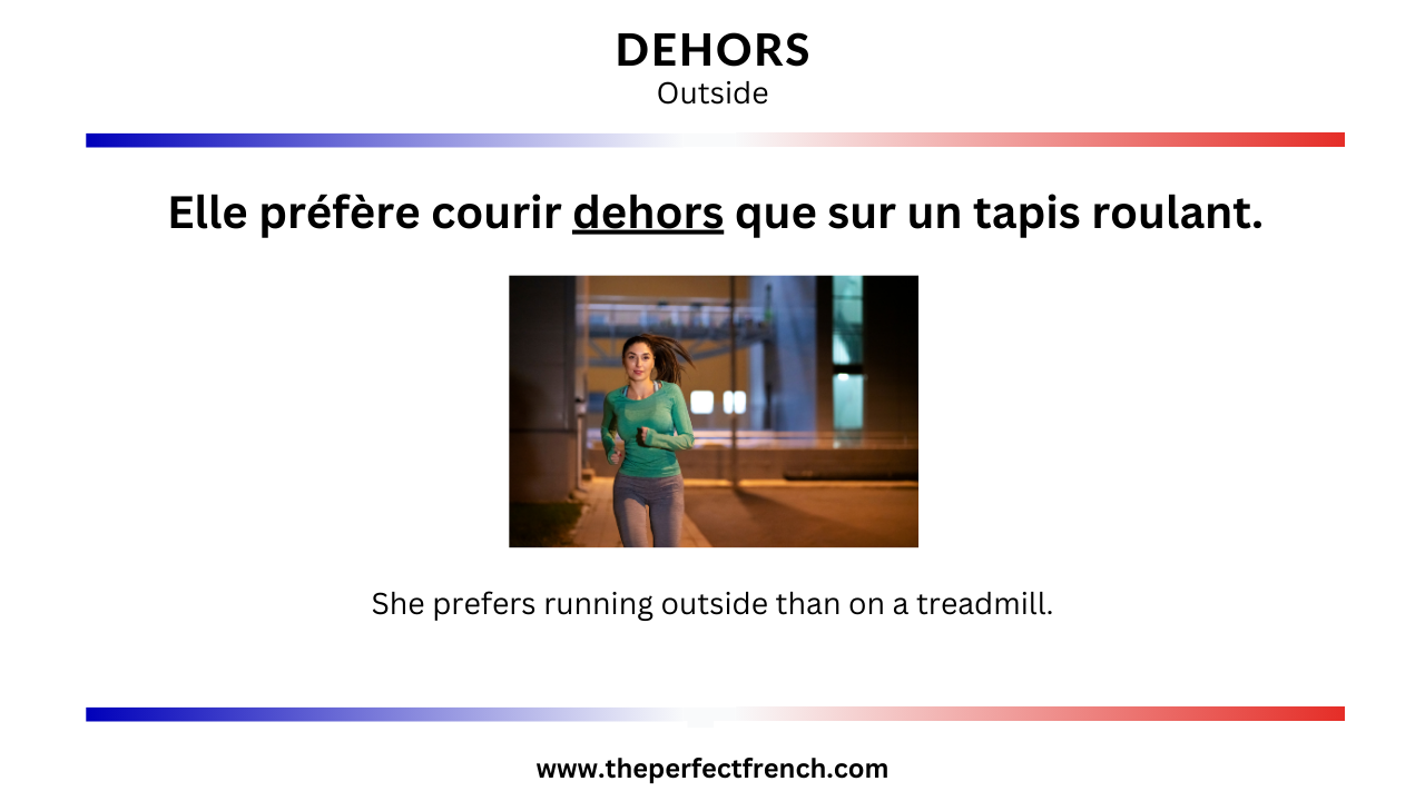 French Word of the Day - Dehors (Outside) - French Online Language ...