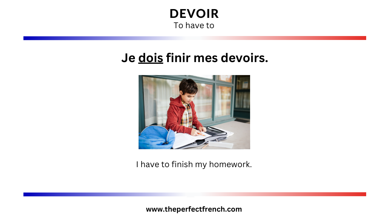 French Word of the Day - Devoir (To have to) - French Online Language ...