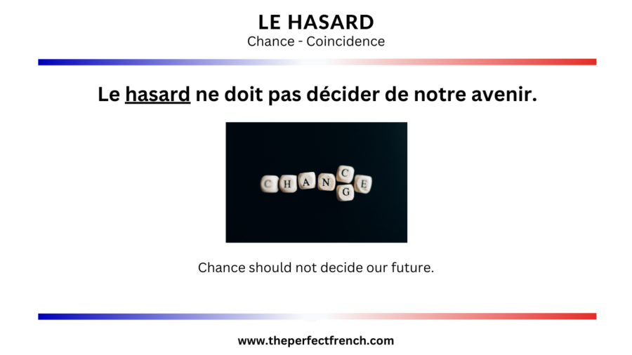 French Word of the Day - Le hasard (Chance/Coincidence) - French Online ...