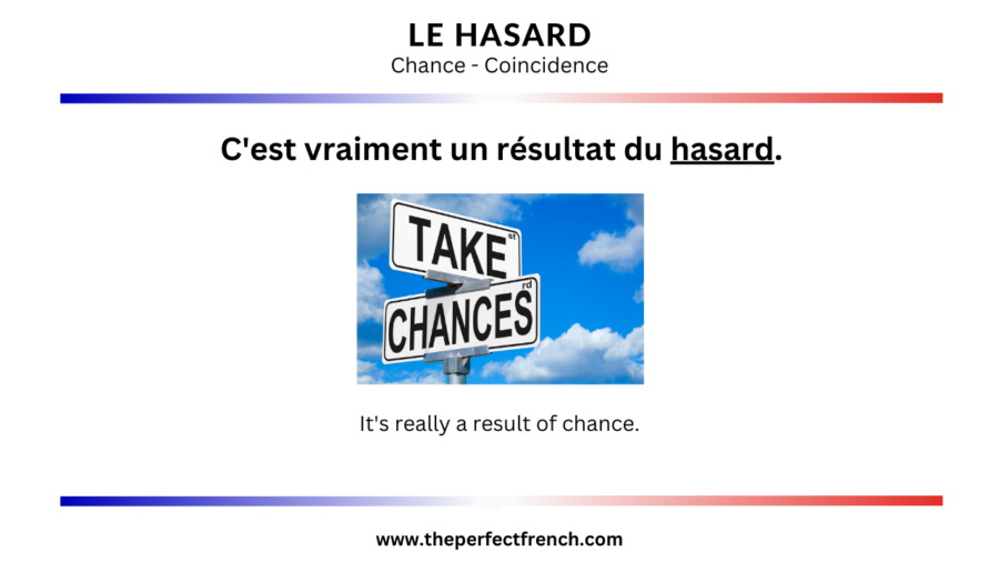 French Word of the Day - Le hasard (Chance/Coincidence) - French Online ...