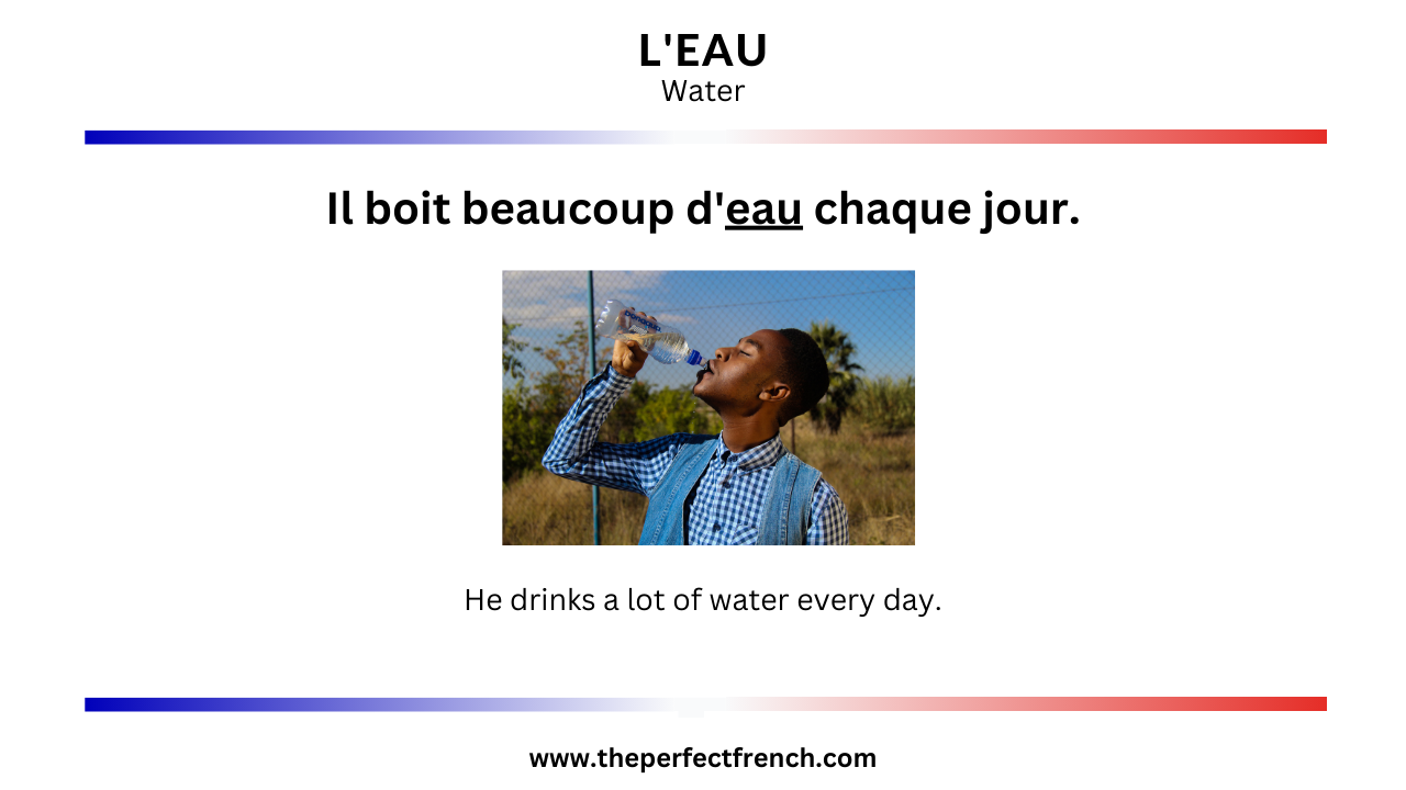 French Word of the Day - L'eau (Water) - French Online Language Courses ...