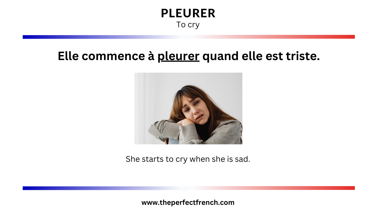 French Word of the Day - Pleurer (To Cry) - French Online Language ...