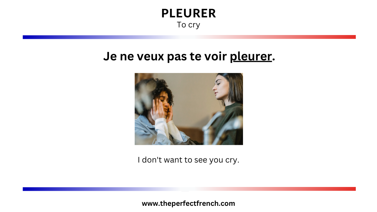 French Word of the Day - Pleurer (To Cry) - French Online Language ...