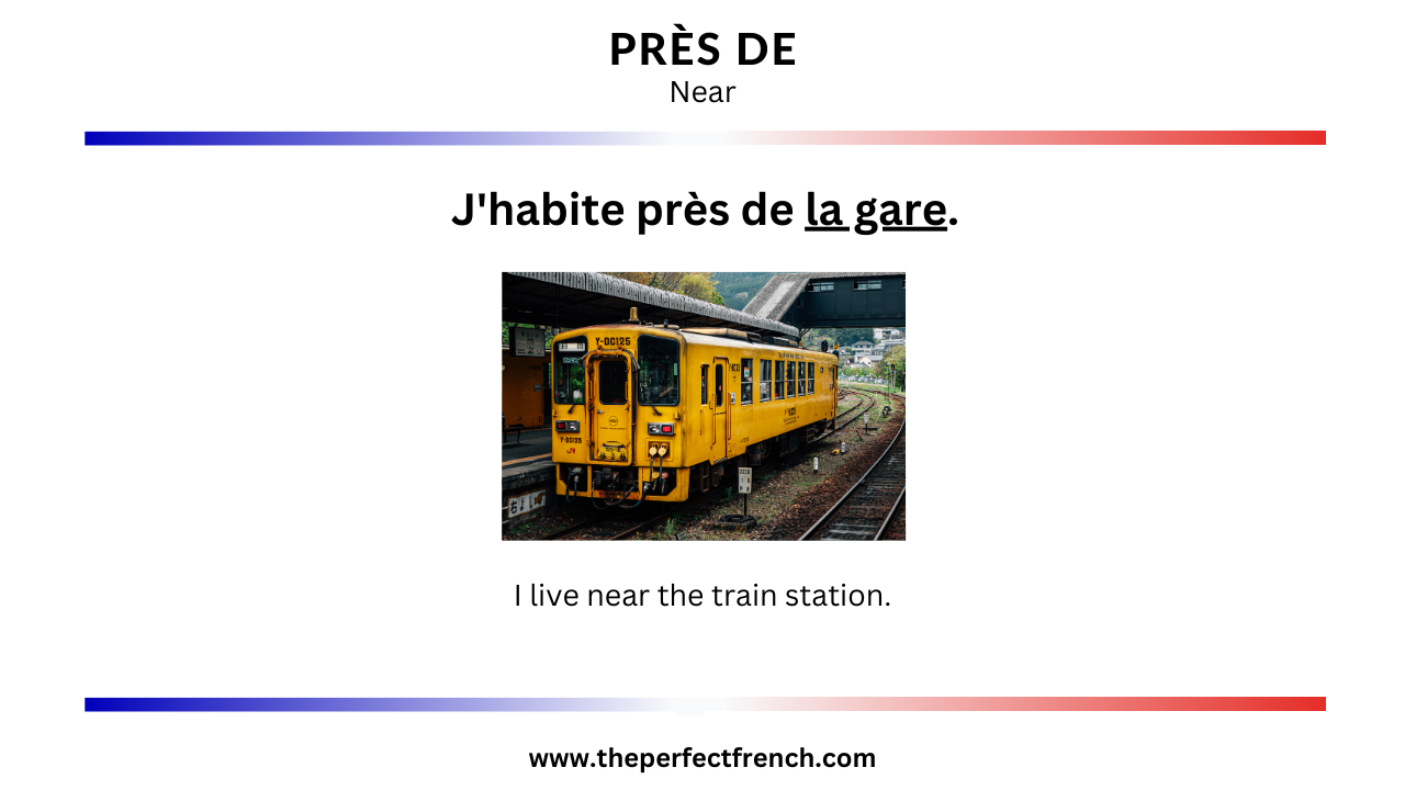 French Word of the Day - Près de (Near) - French Online Language ...