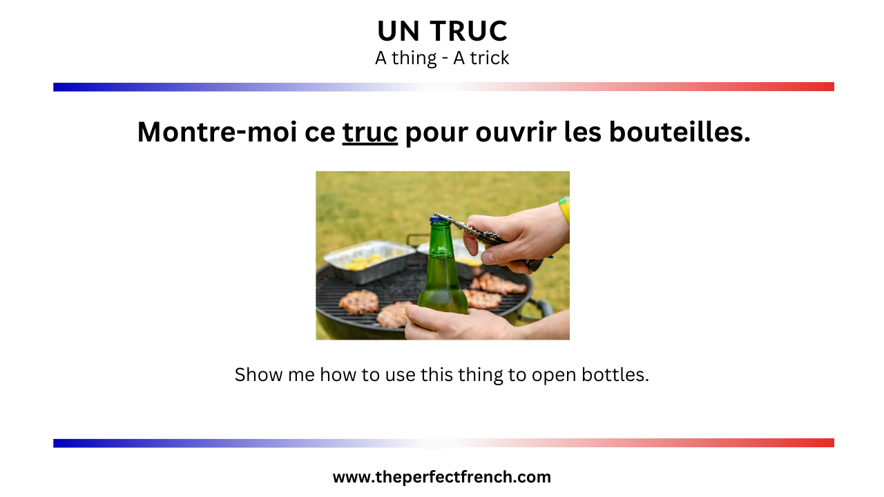 French Word of the Day - Un truc (A Thing/A Trick) - French Online ...