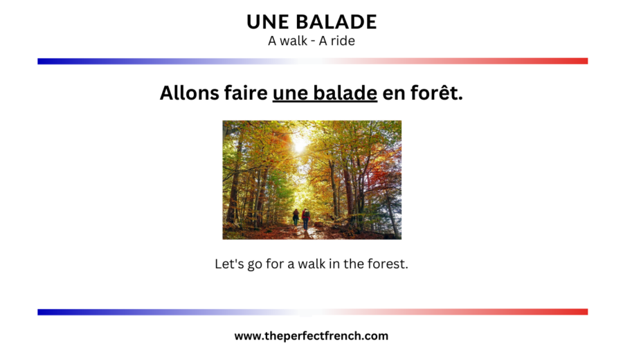 French Word of the Day - Une balade (A Walk/A Ride) - French Online ...