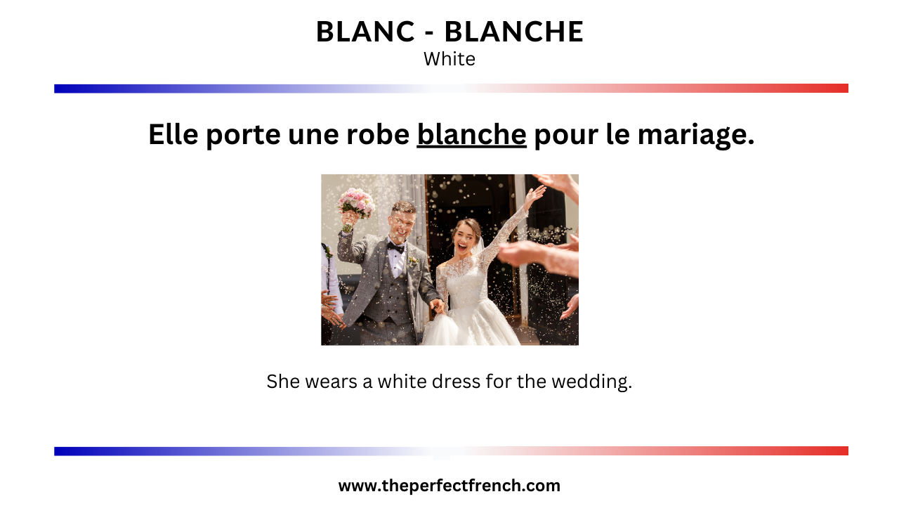 French Word of the Day - Blanc - Blanche (White) - French Online ...