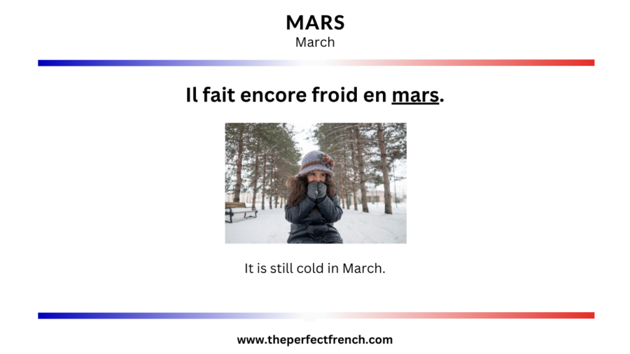 French Word of the Day - Mars (March) - French Online Language Courses ...