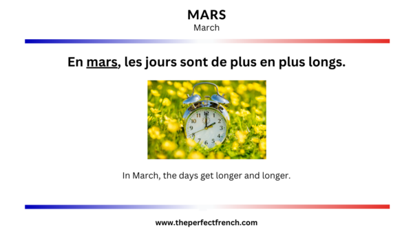 French Word of the Day - Mars (March) - French Online Language Courses ...