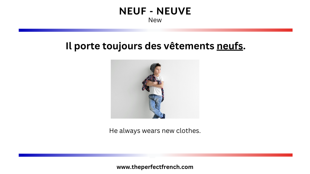 French Word of the Day - Neuf - Neuve (New) - French Online Language ...