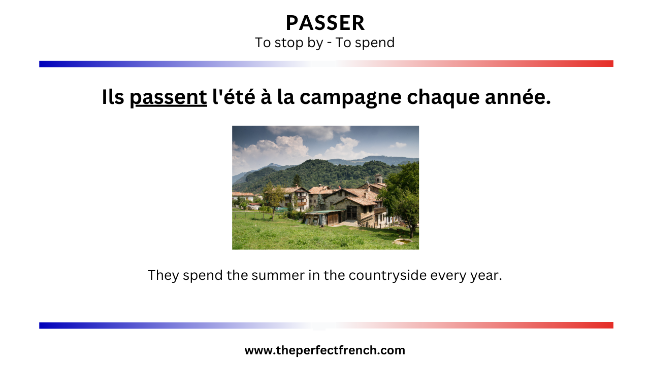 French Word of the Day - Passer (To Stop By/To Spend) - French Online ...