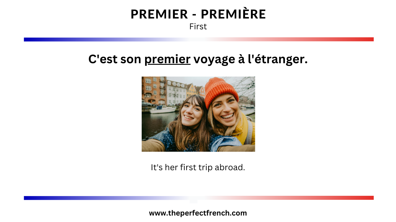 French Word of the Day - Premier - Première (First) - French Online ...