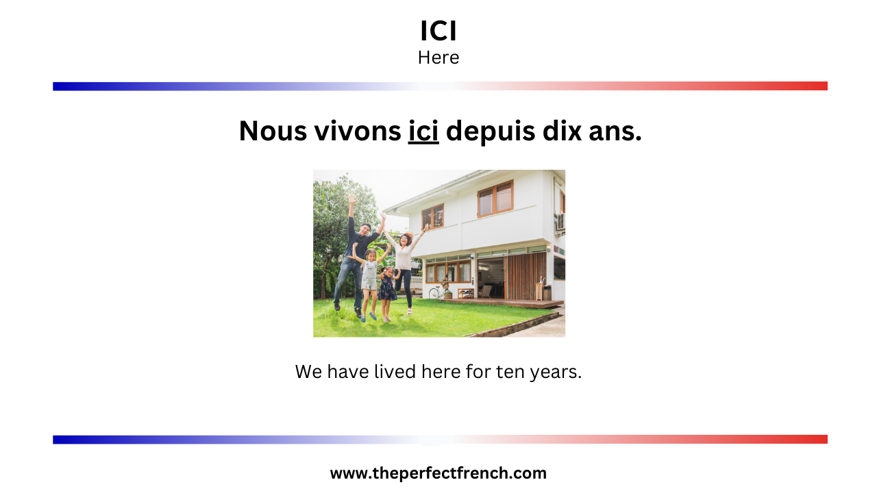 French Word of the Day - Ici (Here) - French Online Language Courses ...