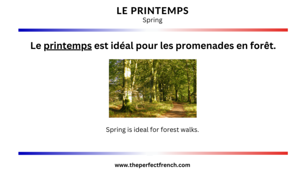 French Word of the Day - Le printemps (Spring) - French Online Language ...