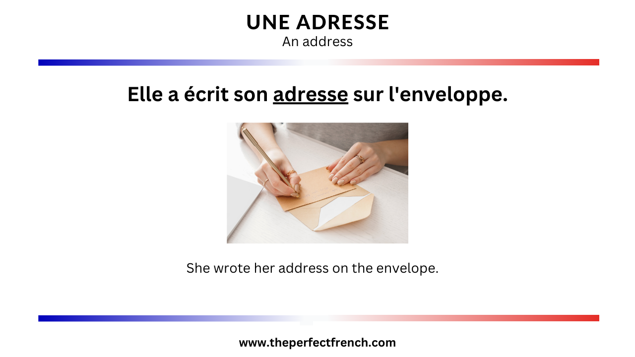 French Word of the Day - Une adresse (An Address) - French Online ...