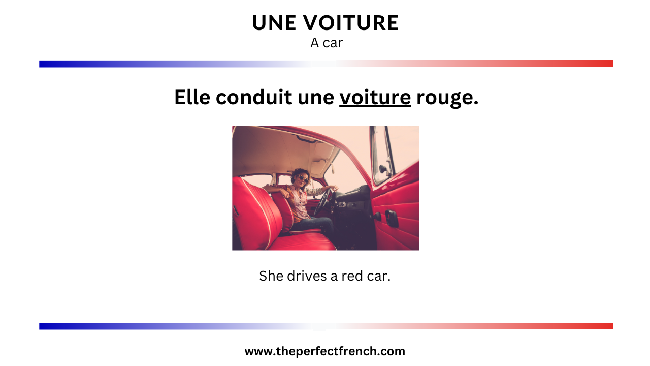 French Word of the Day - Une voiture (A Car) - French Online Language ...