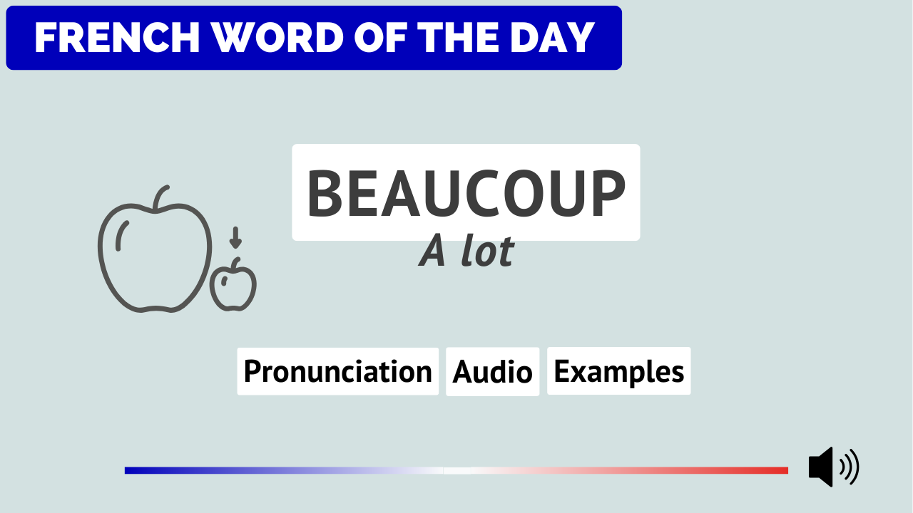French Word of the Day - Beaucoup (A lot) - French Online Language ...