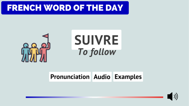 Suivre - Conjugation of Suivre - To Follow
