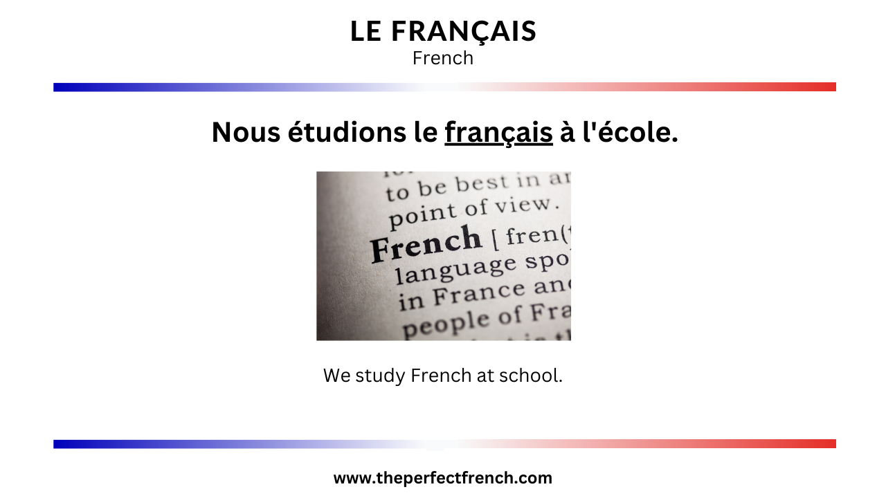 French Word of the Day - Le français (French) - French Online Language ...