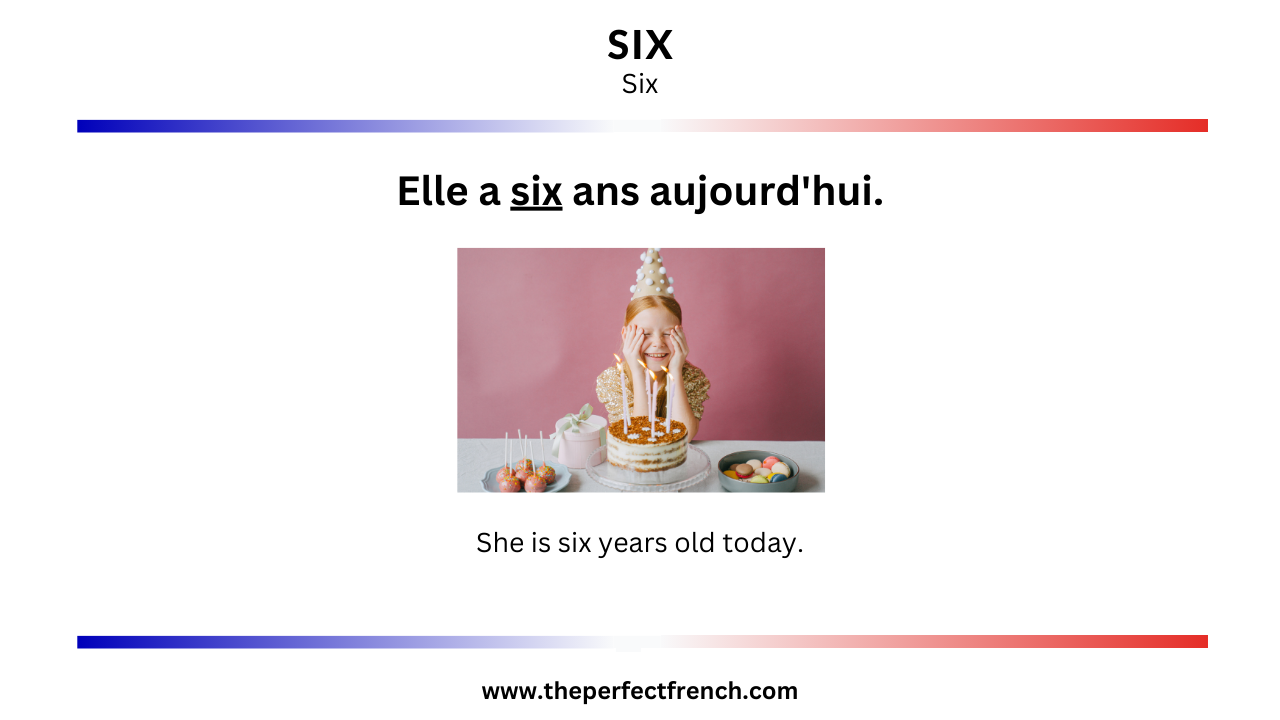 French Word of the Day - Six (Six) - French Online Language Courses ...