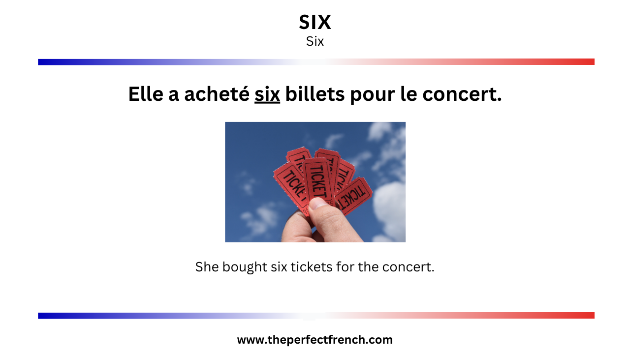French Word of the Day - Six (Six) - French Online Language Courses ...