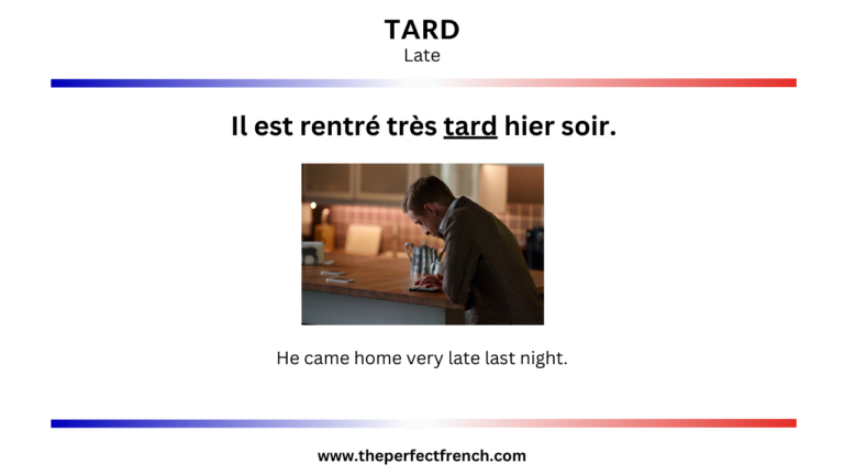French Word of the Day - Tard (Late) - French Online Language Courses ...