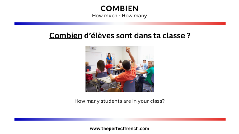 French Word of the Day - Combien (How Much/How Many) - French Online ...