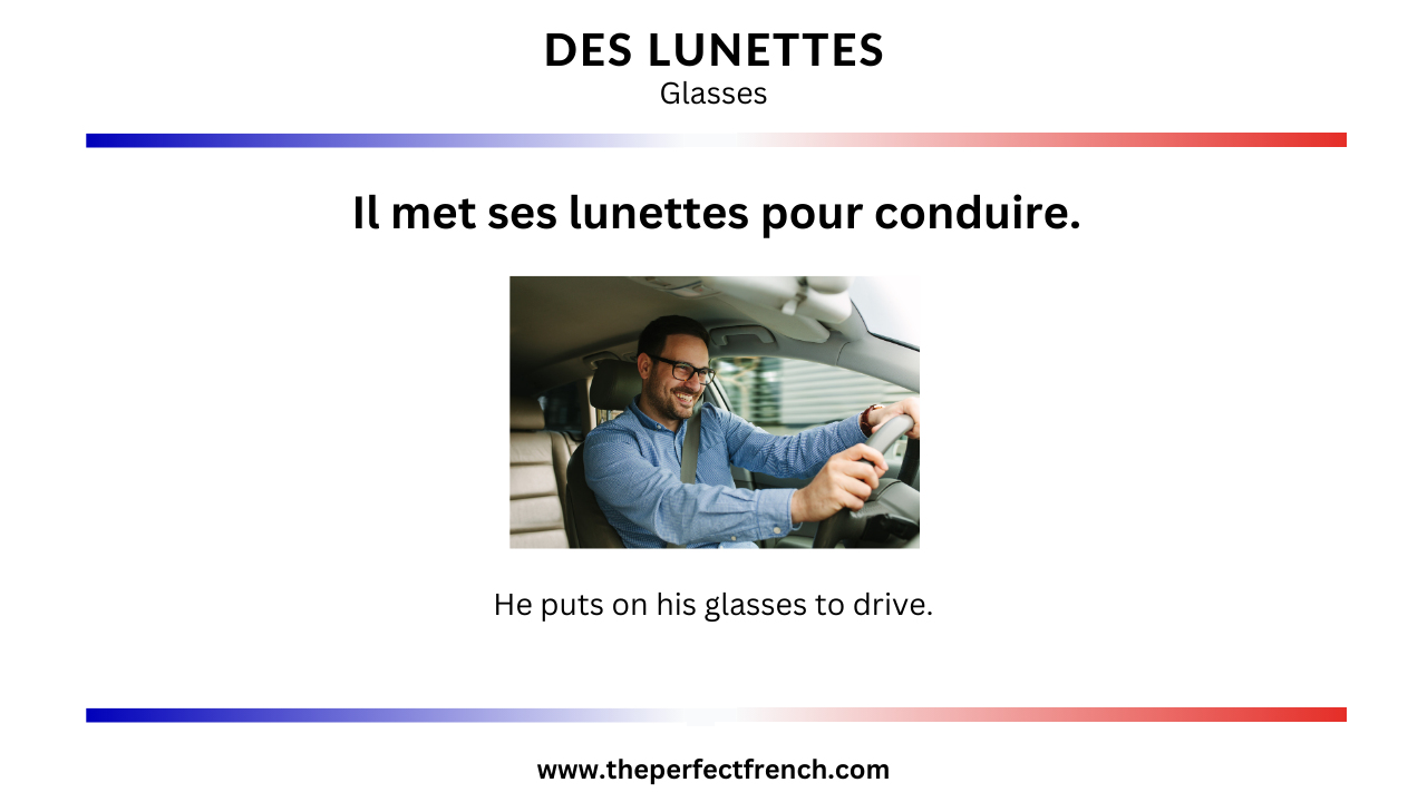 French Word of the Day - Des lunettes (Glasses) - French Online ...
