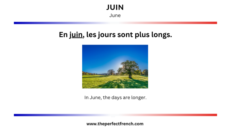 French Word of the Day - Juin (June) - French Online Language Courses ...