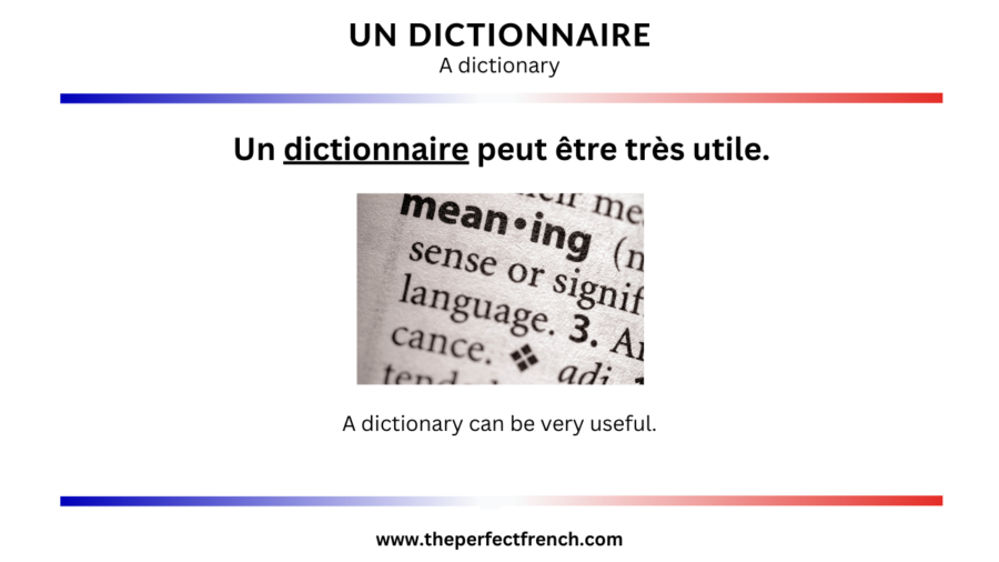 French Word of the Day - Un dictionnaire (A Dictionary) - French Online ...