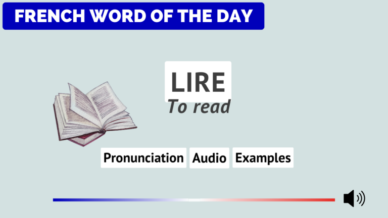 French Word of the Day - Lire (To Read) - French Online Language ...