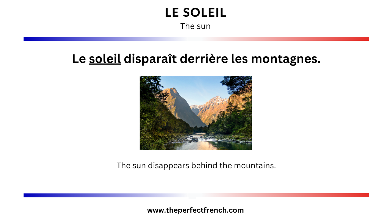 French Word of the Day - Le soleil (The Sun) - French Online Language ...