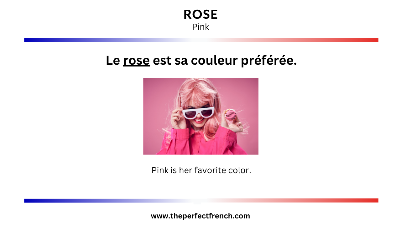 French Word of the Day - Rose (Pink) - French Online Language Courses ...