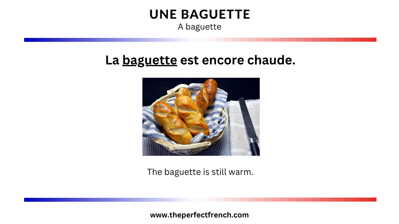 French Word of the Day - Une baguette (A Baguette) - French Online ...