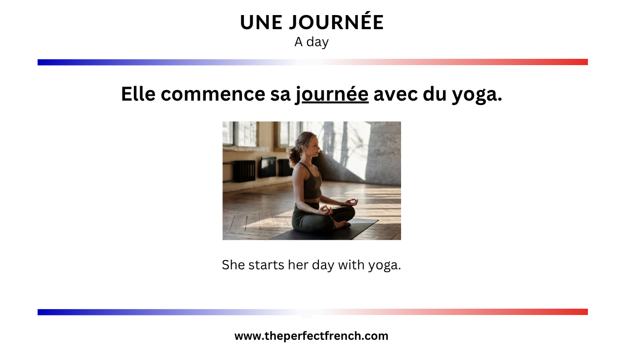 French Word of the Day - Une journée (A Day) - French Online Language ...