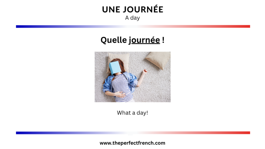French Word of the Day - Une journée (A Day) - French Online Language ...