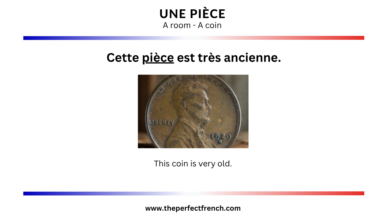 French Word of the Day - Une pièce (A Room/A Coin) - French Online ...