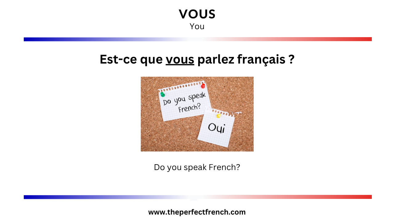 French Word of the Day - Vous (You) - French Online Language Courses ...