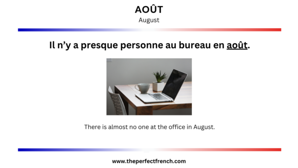 French Word of the Day - Août (August) - French Online Language Courses ...