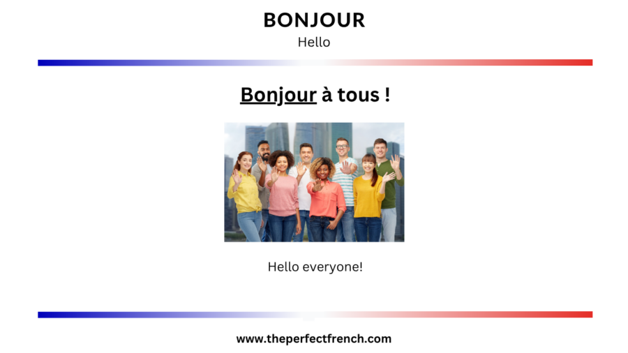 French Word of the Day - Bonjour (Hello) - French Online Language ...