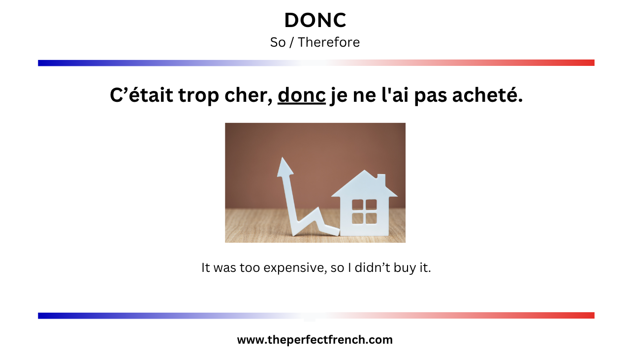 French Word of the Day - Donc (So/Therefore) - French Online Language ...